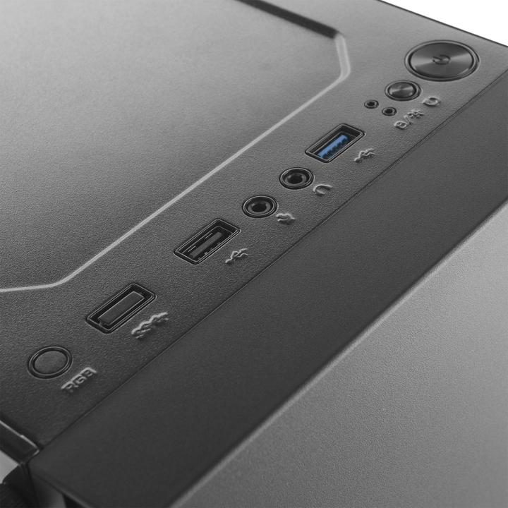 Mars Gaming Boitier Moyen Tour Atx Mc-Mcn2 Avec Panneau Vitré (Noir ...