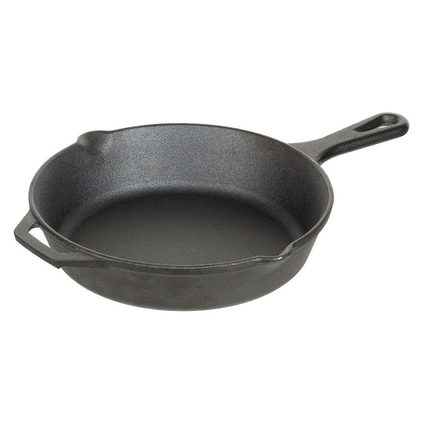 Mfh FoxOutdoor Bratpfanne, Gusseisen, Griff, Durchmesser ca. 26 cm ...