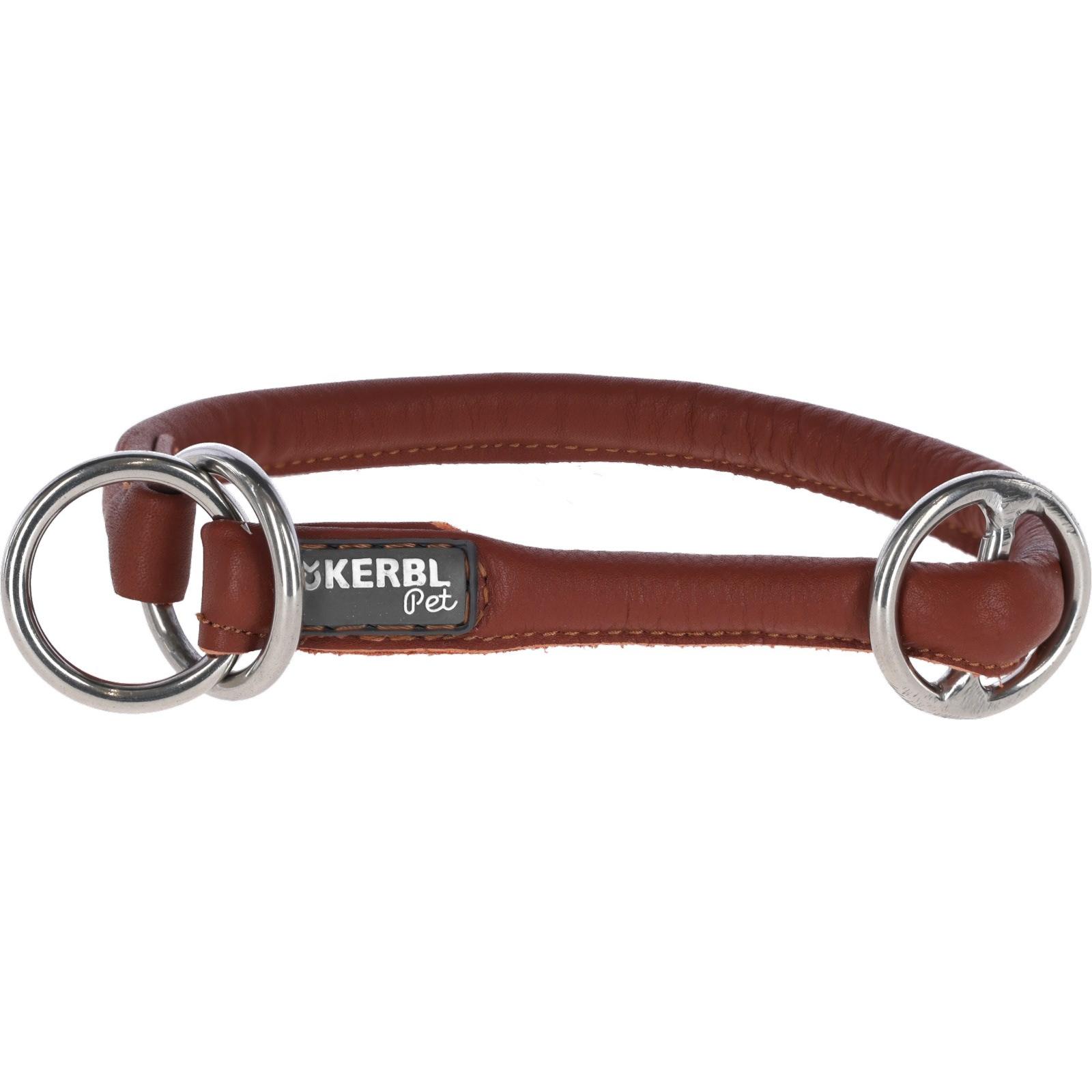 Kerbl Round leather Roma with stopper 55cm, 8mm, cognac (Dog, General ...