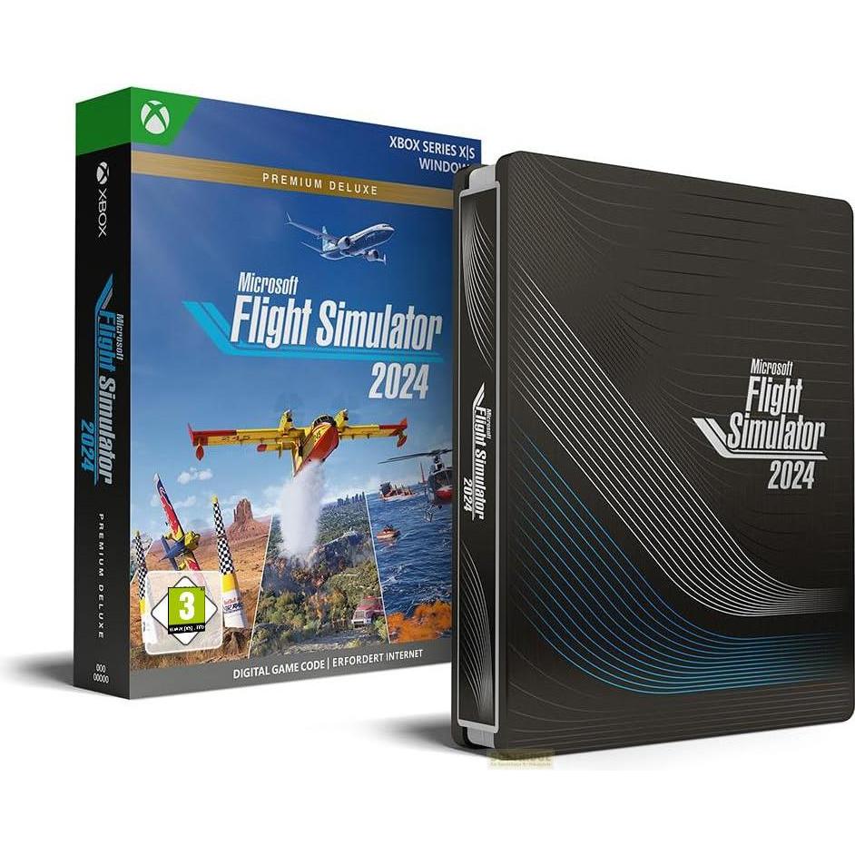 Microsoft Flight Simulator 2024 - Deluxe Steelbook (Xbox Series X, Xbox ...