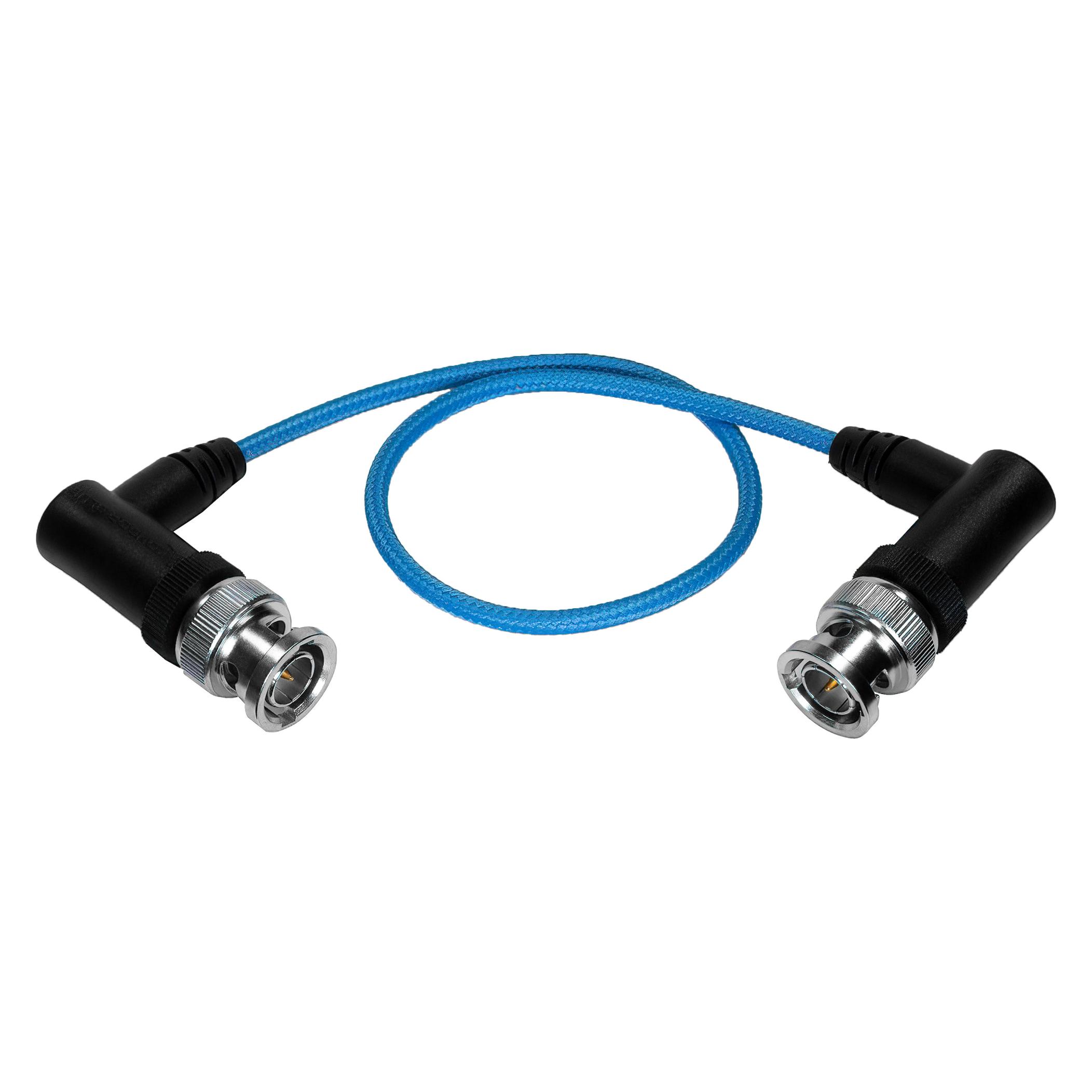 Kondor Blue Ultra Thin 3G SDI Video Cable Right Angle BNC (12") (0.30 m ...