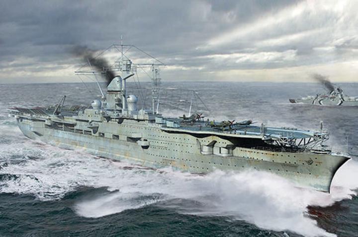 Trumpeter German Navy Aircraft Carrier DKM Peter Strasser - Galaxus