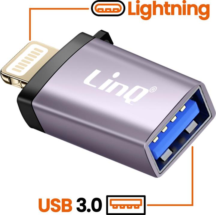 LinQ Lightning OTG Adapter USB-A kompatibel - kaufen bei Galaxus