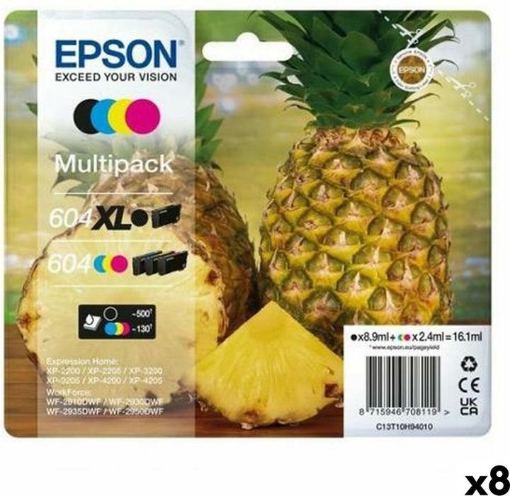 Epson 604XL ink cartridge 4 pc(s) Original High (XL) Yield Black, Cyan ...