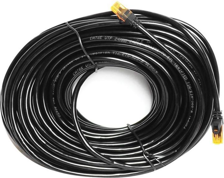 Lasmex 8P8C CAT6e UTP Connection network Cable (patchcord) 25m black ...