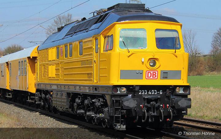 Arnold DB Bahnbau Diesellokomotive 233 493-6 gelb Ep.VI - Galaxus