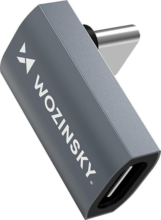 Wozinsky WPKF-01 USB-C - USB-C 40Gb/s 240W 8K OTG Winkeladapter - Grau