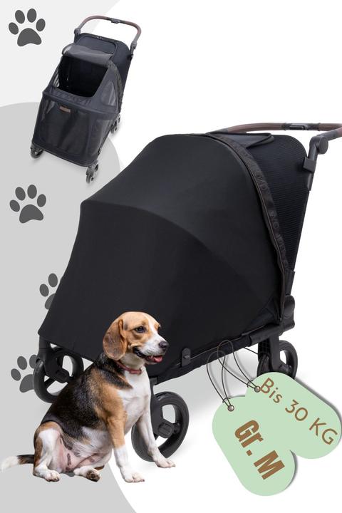 WonderFold PFM Pet Medium Premium Hundebuggy - Farbe: Jet Black - Galaxus