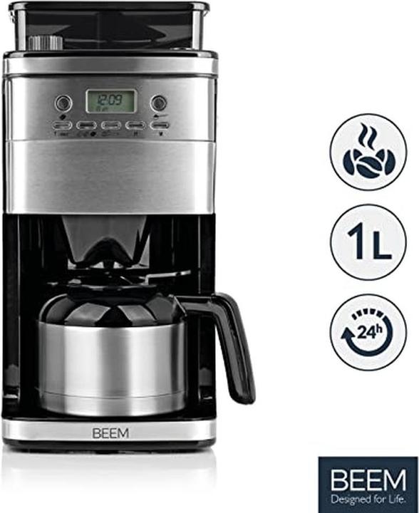 Beem Fresh Aroma Perfect Superor Coffee Maker with Grinder, Thermal ...