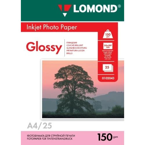 Lomond Photo Inkjet Paper Glossy 150 g/m2 A4, 25 sheets - Galaxus