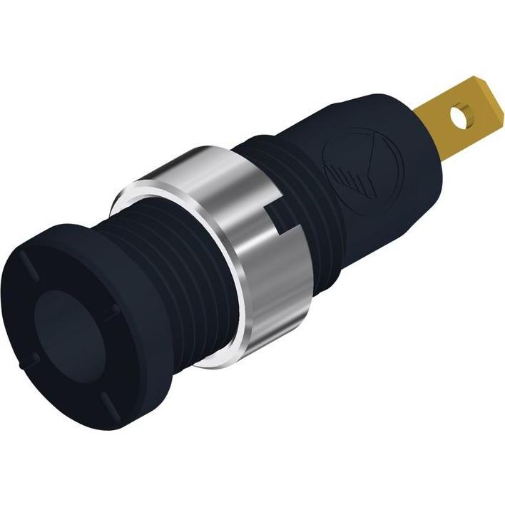 Hirschmann Test & Measurement Safety laboratory socket ø2mm black 10A ...