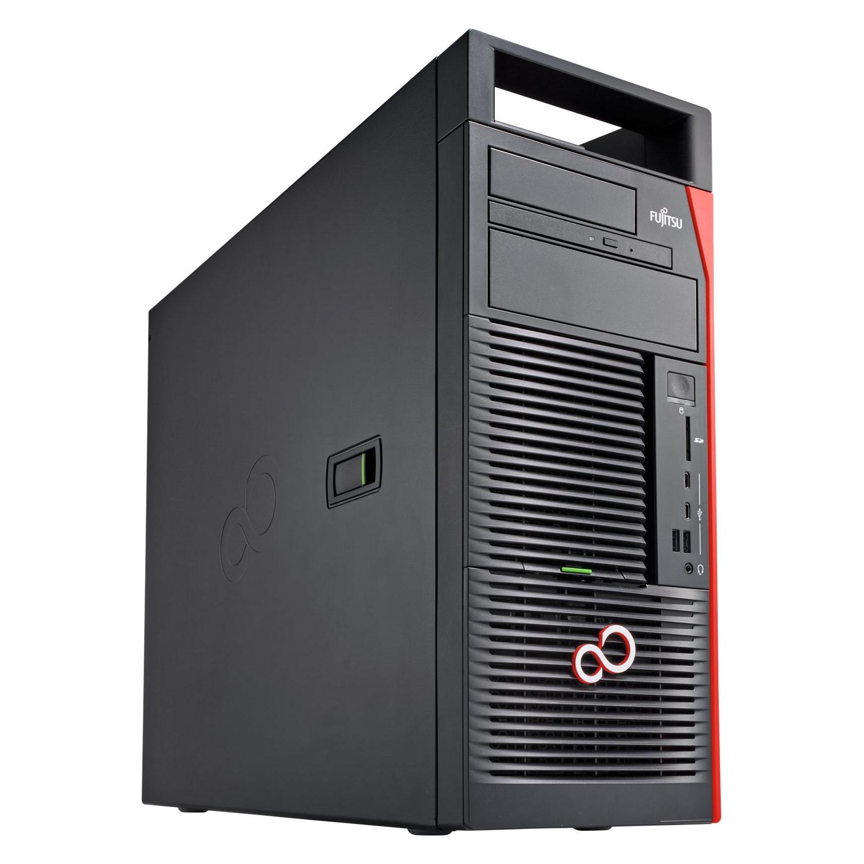 Fujitsu CELSIUS M7010, power, W-2225 ECC SSD, NVMe, RTX A4000, DVD-SM ...