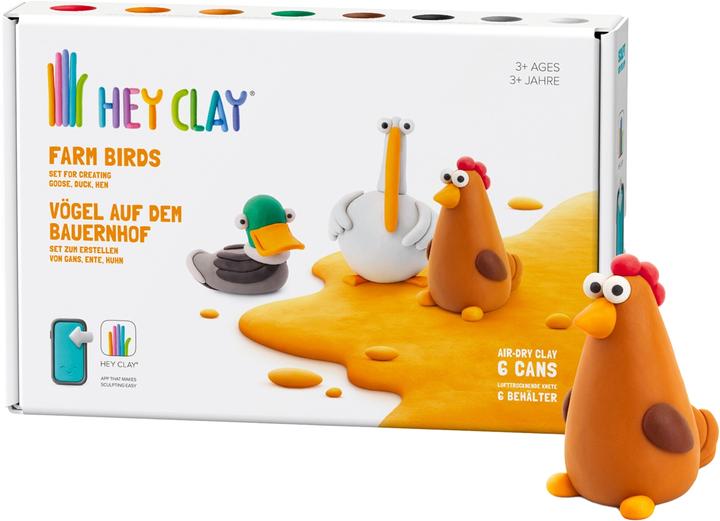 TM Toys Hey Clay Bauernh.Vög.6 Dosen,d/e - kaufen bei Galaxus - Galaxus
