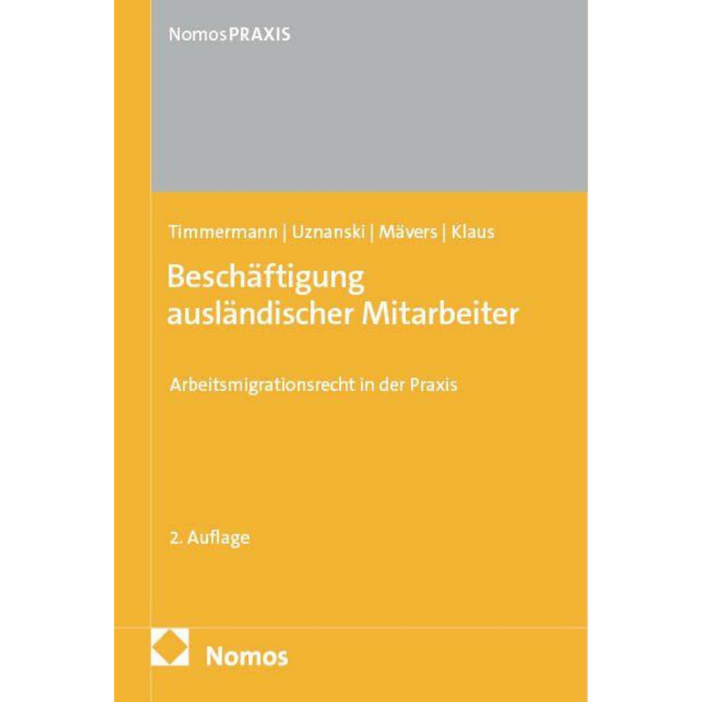 Nomos Beschäftigung ausländischer Mitarbeiter - kaufen bei Galaxus
