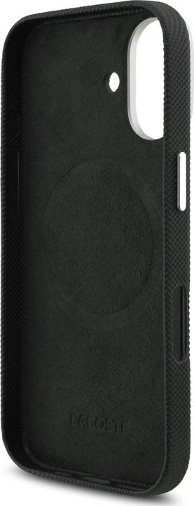 Lacoste PVC Iconic Petit Pique Metal Logo MagSafe Case for iPhone 17 ...