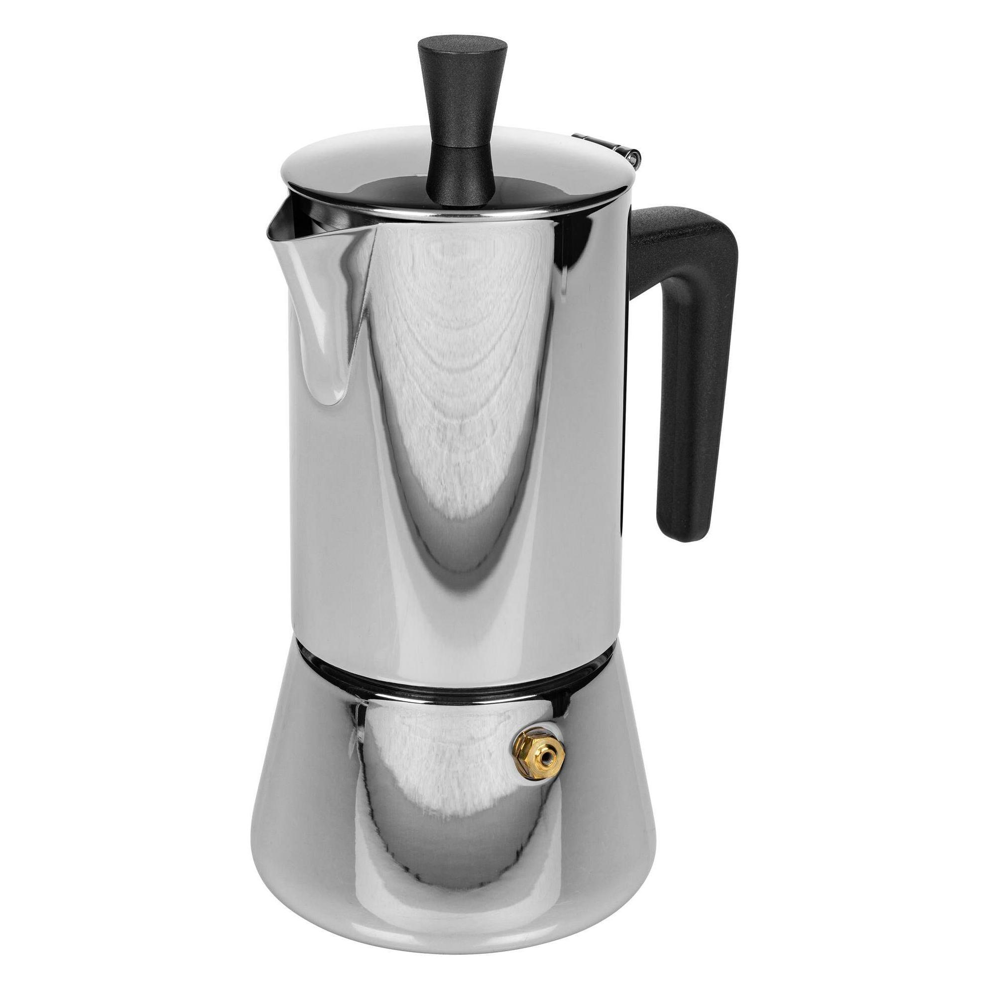 Furber Chicchi espresso maker 4 cups, silver (4 Cups) - buy at Galaxus