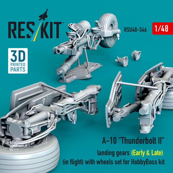 ResKit A-10 Thunderbolt II landing gears (Early & Late) (in flight ...
