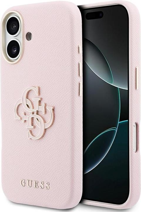 Guess - Hardcase Resin Logo (GUHCP17S5PS4RGGP) - iPhone 17 - Pink - Digitec