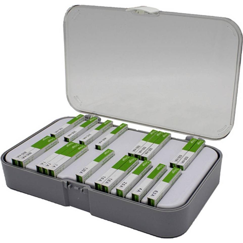 ESKA Sortiment Feinsicherung Träge 5 x 20 mm, 100 mA bis 6.3 A, 200 ...