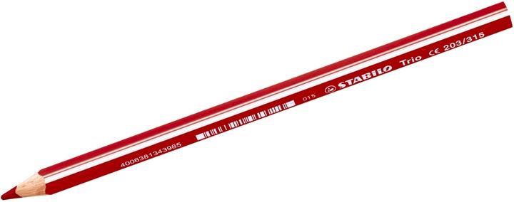 STABILO Triangular coloured pencil - Trio thick - pack of 12 - cherry ...