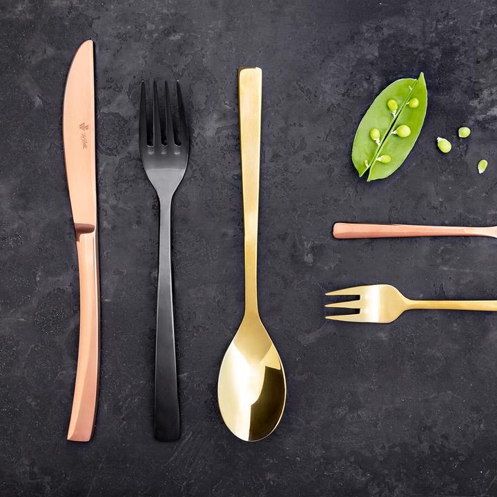 Paul Wirths Bestecke Cutlery set 24 pieces PVD black 1200 Swing (24 pcs ...