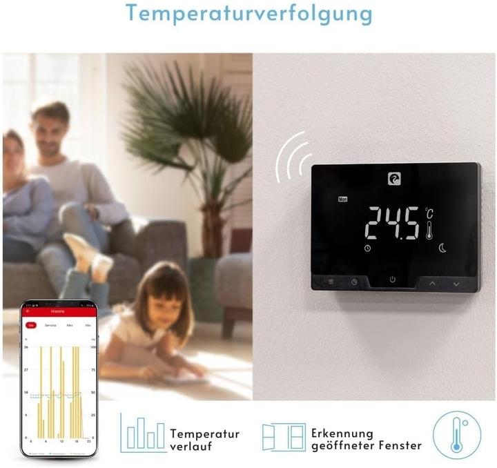 FarmaMed Garza 401267 Smarthome Smart WiFi thermostaat voor boiler en ...