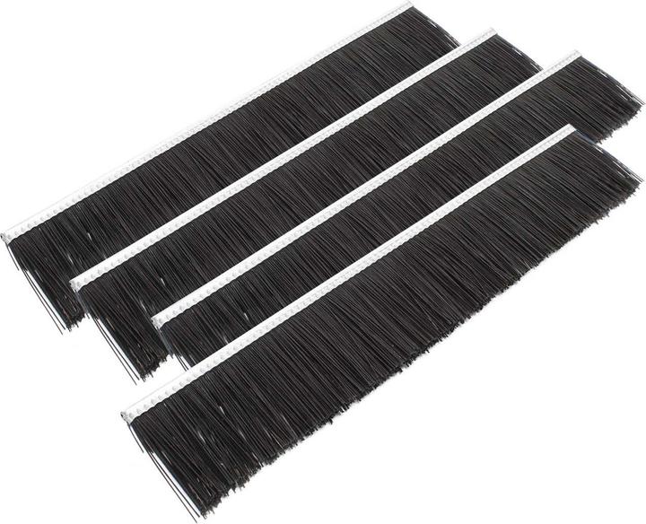 Wiltec 4x Ersatzbürste 50cm für Rasenkehrmaschine 87cm Aufsitzmäher ...