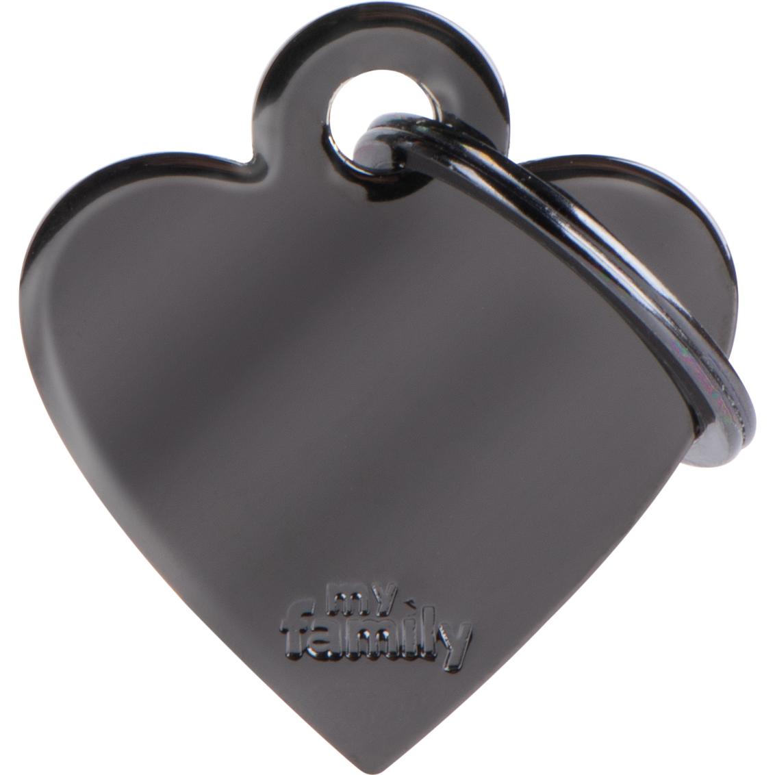Myfamily MyFa tegn basic, hjerte lille, messing, sort - Galaxus