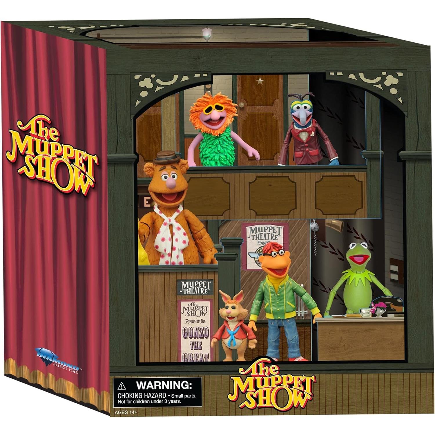 Diamond Select Toys Le Muppet Show figurines Deluxe Box Set Backstage ...