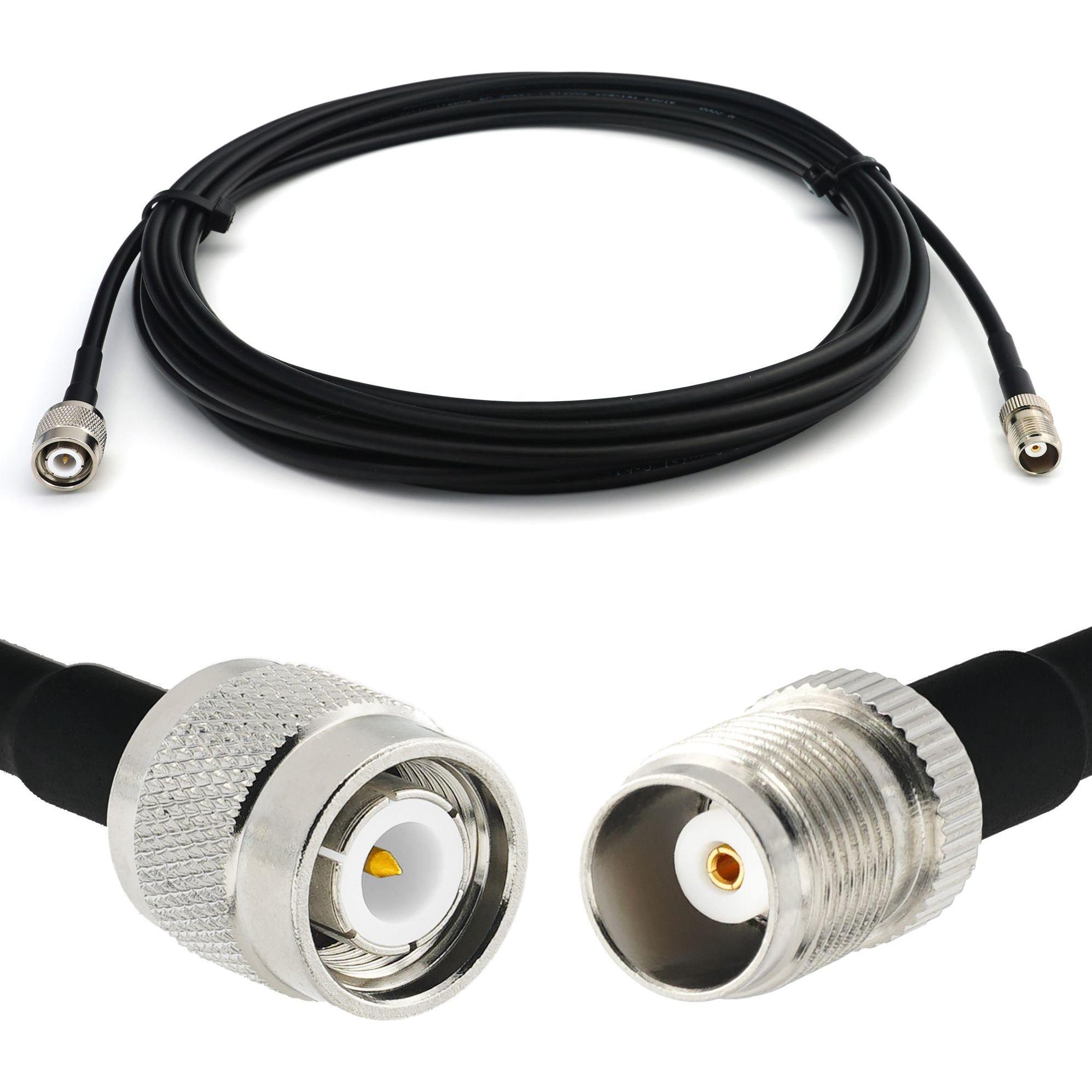 Rangeful TNC Male to TNC Female 3m RG58/U Coaxial Cable RG58-TNCM-TNCF-3 - Galaxus