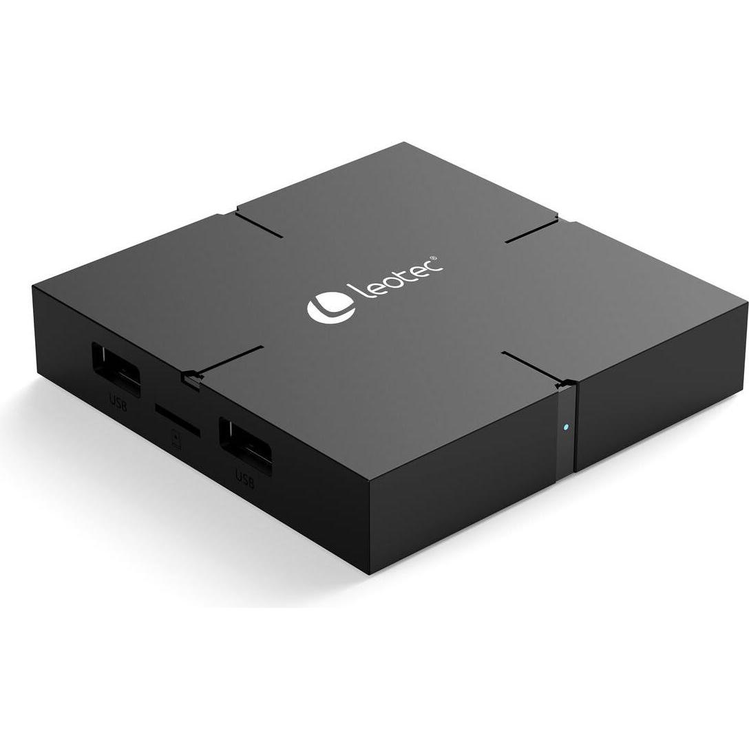 Leotec RIPRODUTTORE ANDROID 11 TV BOX 4K SHOW2 216 S905W2 QUAD CORE 2GB ...