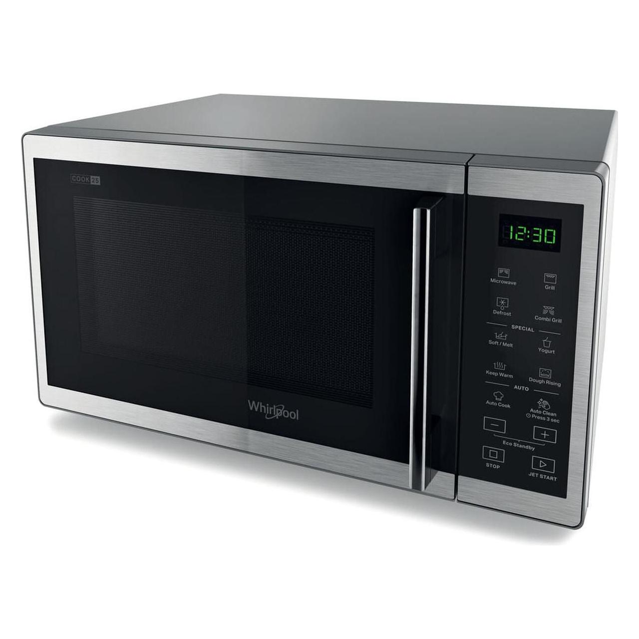 Whirlpool MWP 253 SX Mikrowelle Arbeitsplatte Grill-Mikrowelle Edelstahl