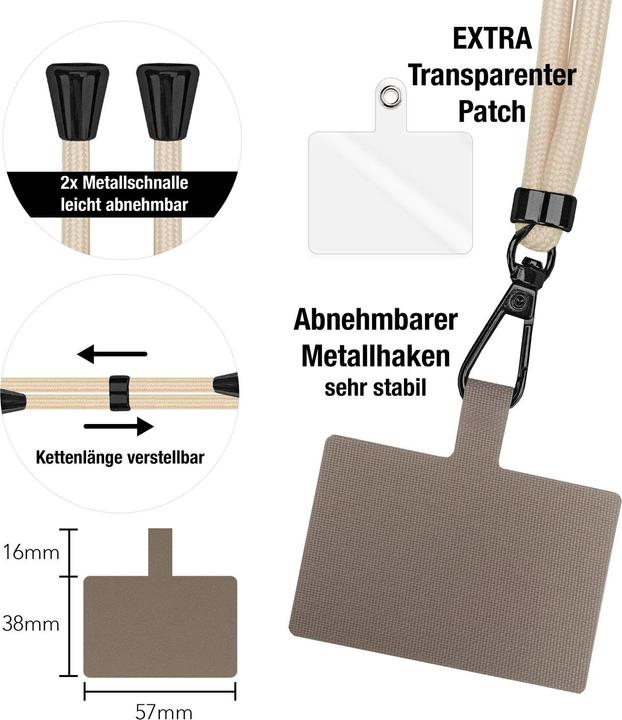 Nalia Mobile phone strap + pad - buy at Digitec