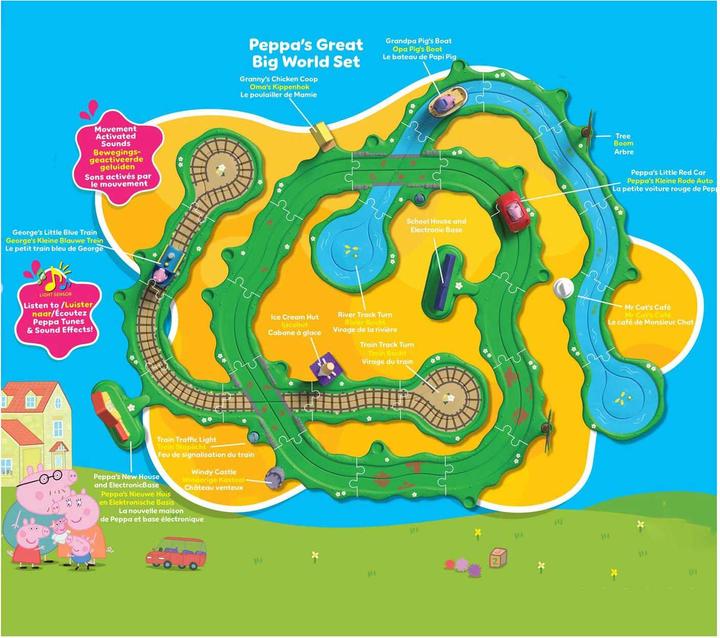 Spectron Peppa Pig Whiz Around – Peppas BIG Welt-Set - Galaxus