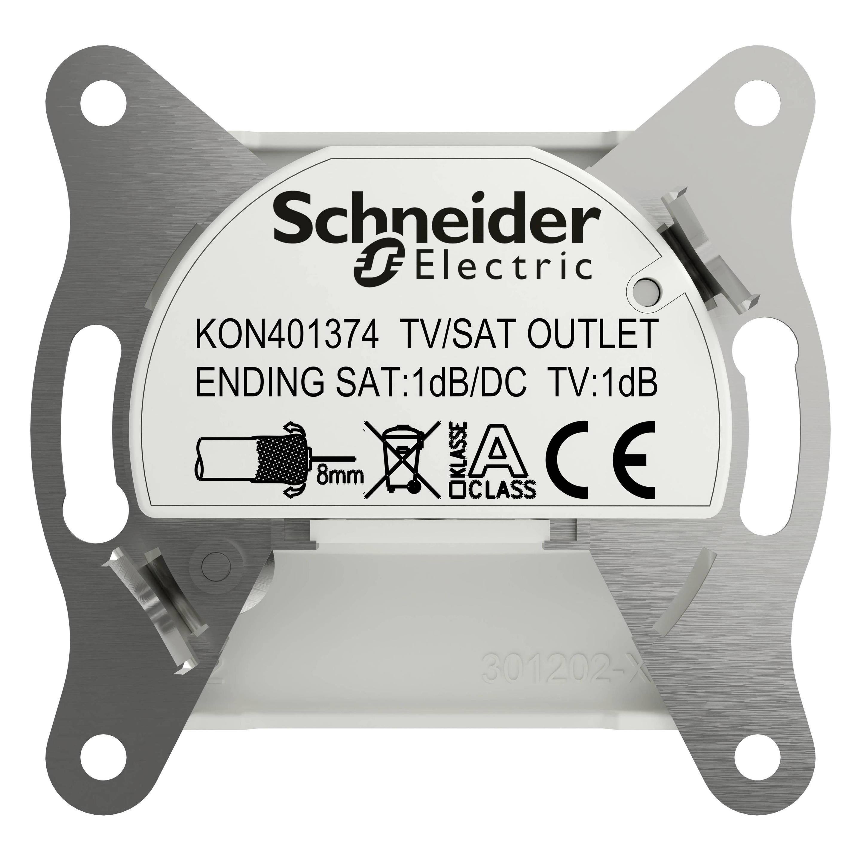Schneider Electric TV-SAT Enddose Asfora Weiss (RAL 9003) EPH3470121D ...