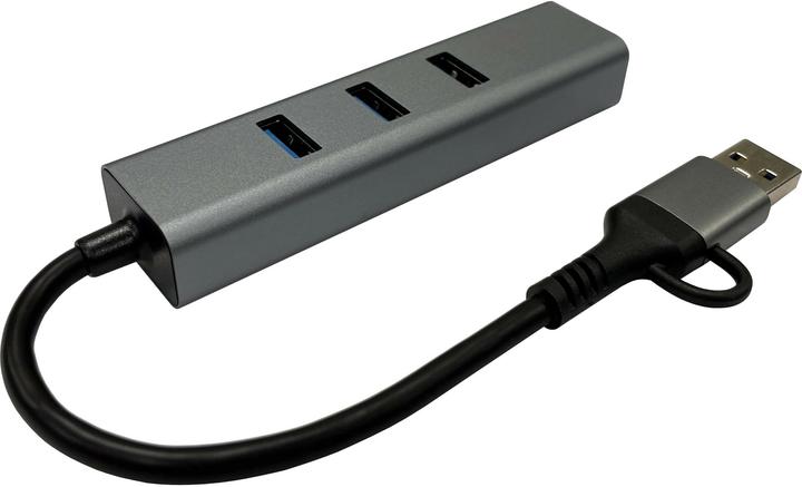 LC-Power USB 3.2 HUB-C-Multi-9 1xRJ45,Externer 4-in-1 USB-C-HUB - Galaxus