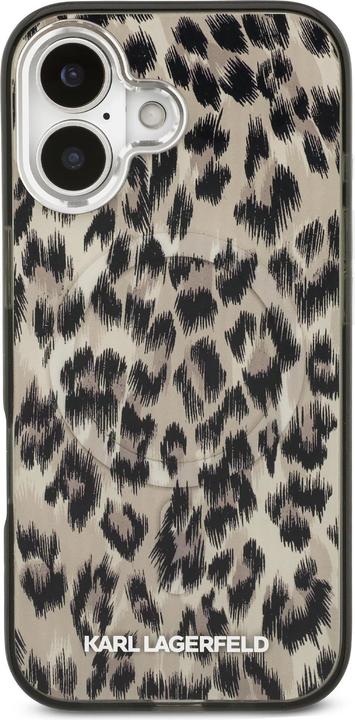Karl Lagerfeld IML Leopard MagSafe Case for iPhone 17 Brown - Galaxus