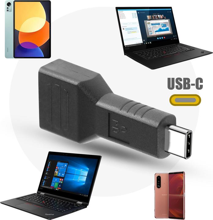 Avizar ADA-C010, Quadratischer Stecker / USB-C Adapter - Galaxus