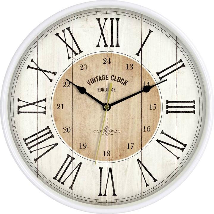 EuroTime 81748-07 Quartz wall clock 30.5 cm White - buy at Galaxus