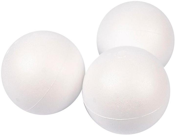 Creativ Company Styropor-Kugeln 10 cm, Weiss, 25 Stück - Galaxus
