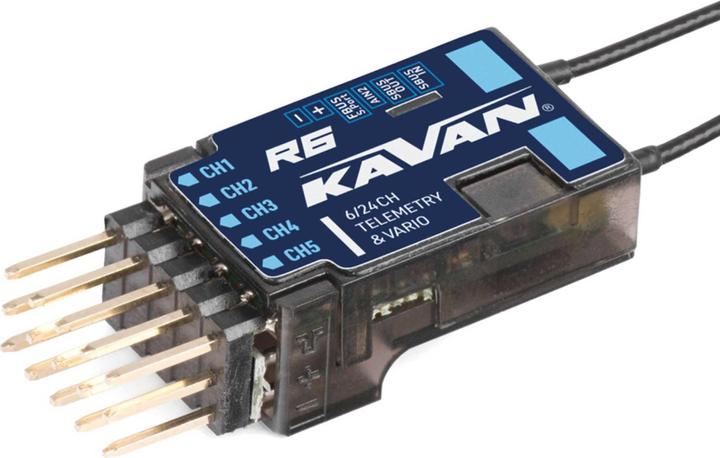 Kavan R6 VARIO 6-Kanal 2,4 GHz ACCESS und ACCST D16 Telemetrie-Empfänger mit S.BUS - Galaxus