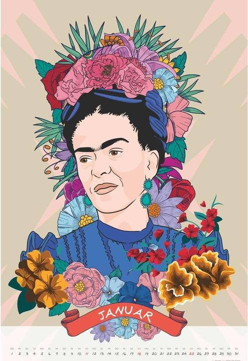 DuMont Frida Kahlo 2026 - Wandkalender - Hochformat 33 x 49,5 cm - Mit ...