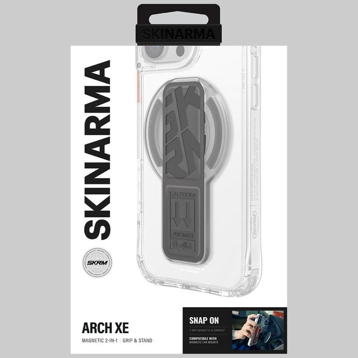 Skinarma Magnetic handle Arch XE Phaze Smart Grip-Stand Titanium - Digitec