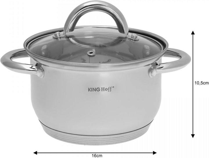 Kinghoff 8 ELEMENT POT SET KH-4448 - buy at Galaxus
