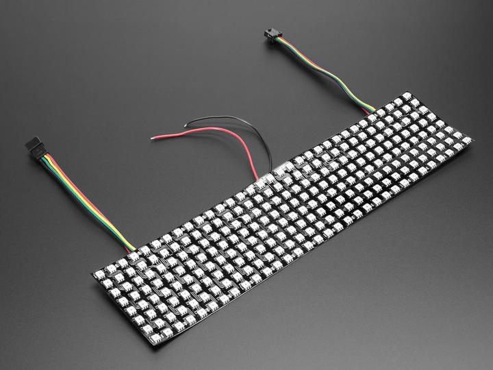 Adafruit DotStar 5050 Matrix 8x32 RGB, 256 LEDs, biegsam/flexibel, 24 ...