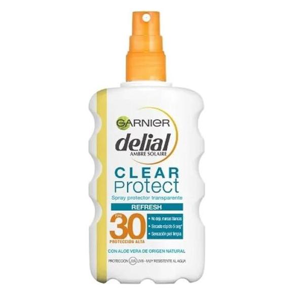 Garnier Delial Clear Protect Spray Transparente Spf30 200 Ml