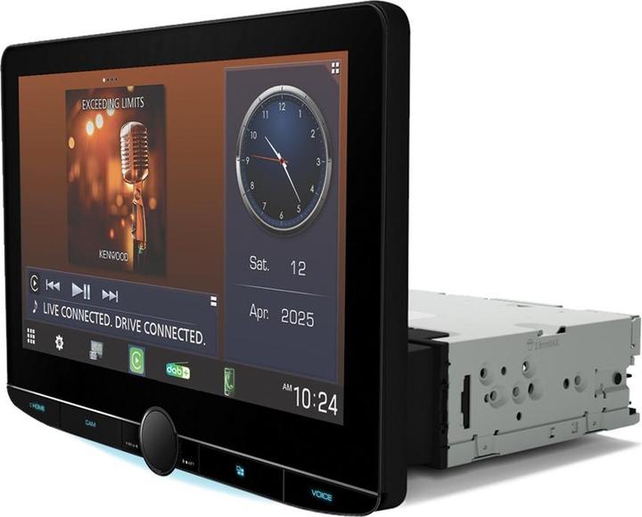 Kenwood Digital Media Receiver mit 10,1 Zoll HD-Display mit Floating ...