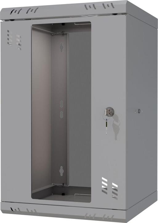 Stalflex Rack Cabinet 10" 9U, 300mm, Glass Door, Gray S-RC10-9U-300GG ...