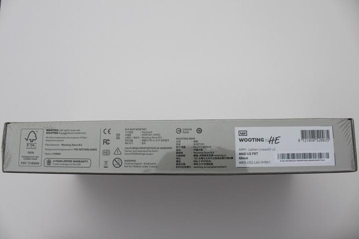 Wooting 80HE - US-ANSI - Linear60 - Ghost - Gaming Tastatur - Uden ...