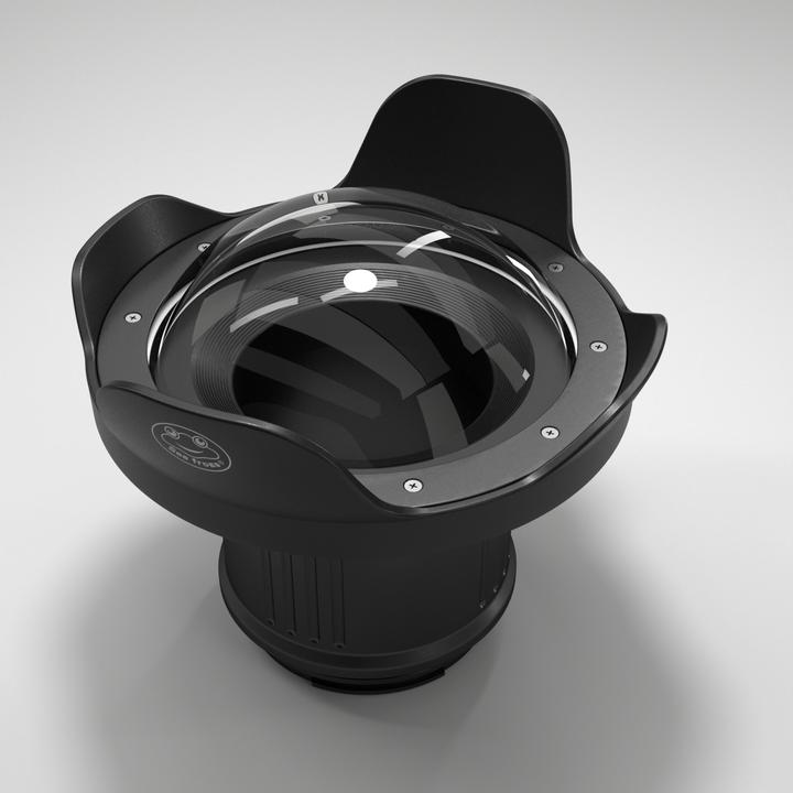 Seafrogs WA6M-A-PC Alluminum Alloy 6 inch Dome Port 40M/130FT (Aluminum ...